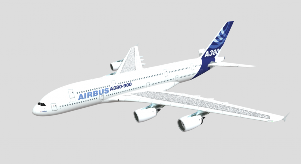 Airbus A380 Model - DownloadFree3D.com