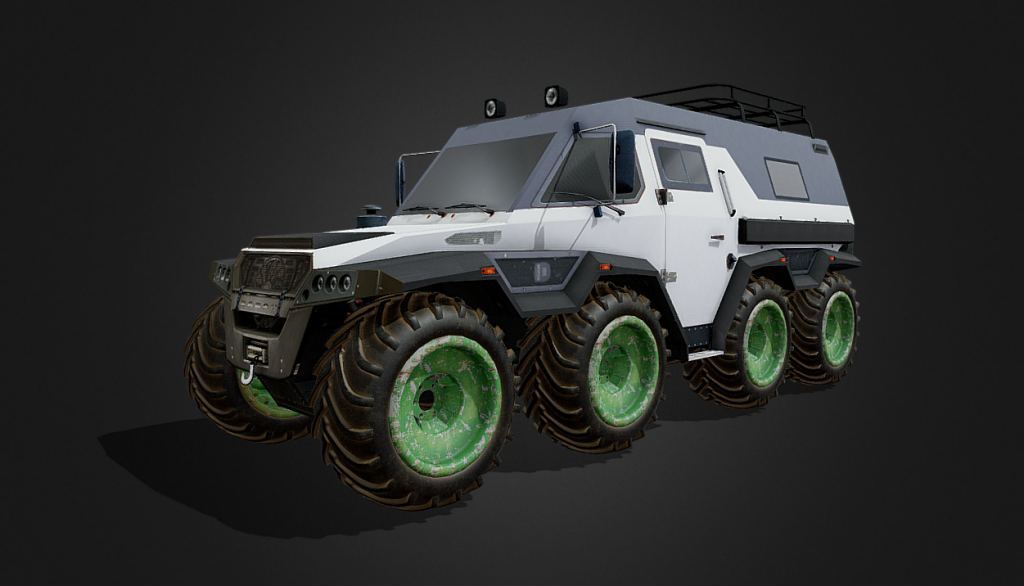 Overlander SUV 8x8 - DownloadFree3D.com