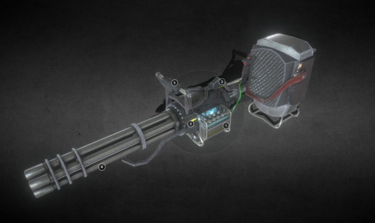 Minigun - DownloadFree3D.com