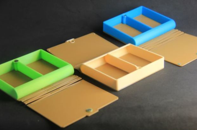 Living hinge box - DownloadFree3D.com
