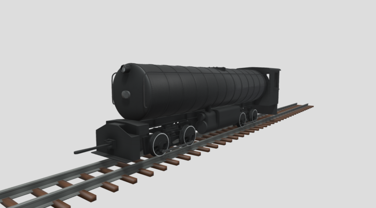 36 inch gauge Fireless Heisler Steam Locomotive - DownloadFree3D.com