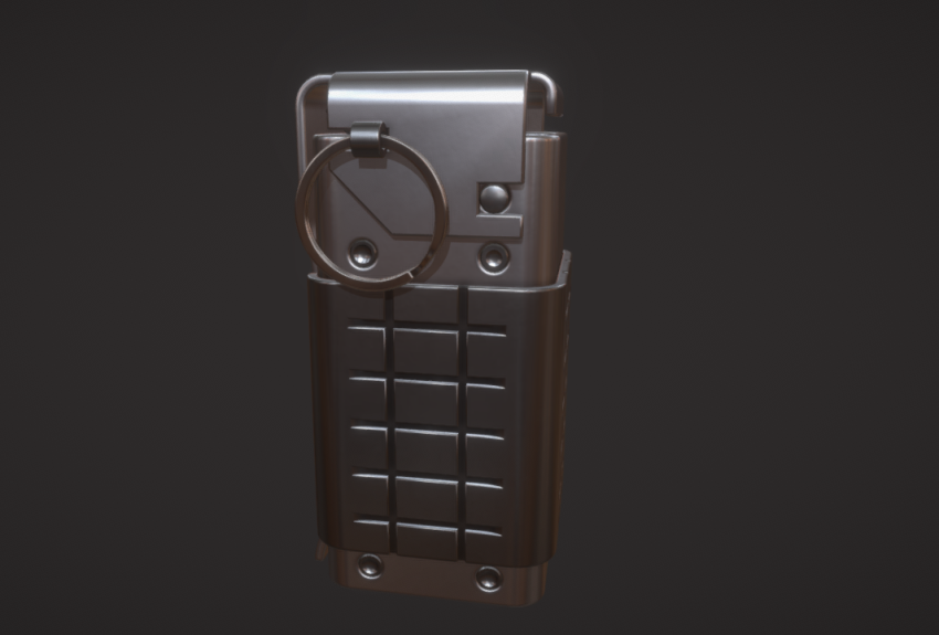 Box Mk1 Grenade With Fragmentation Sleeve - DownloadFree3D.com
