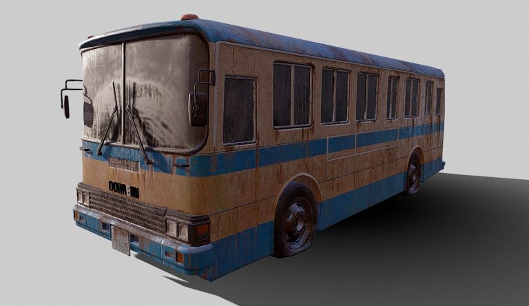PUBG : Bus - DownloadFree3D.com
