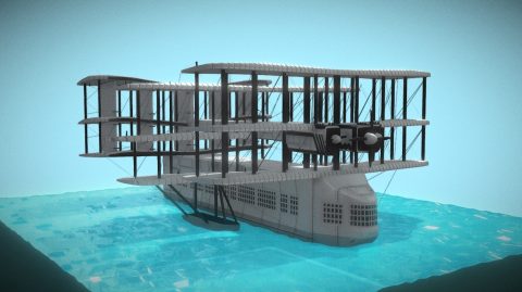 Caproni Ca.60 - DownloadFree3D.com