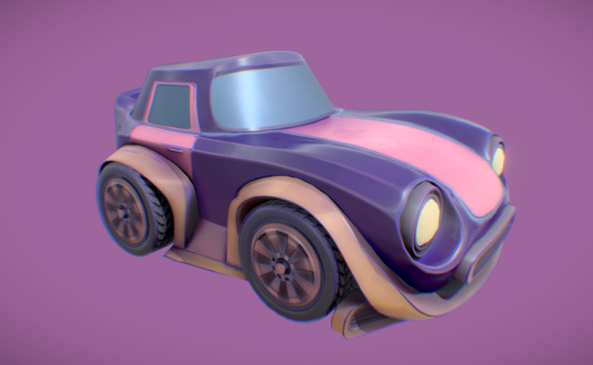 Cute Car - DownloadFree3D.com