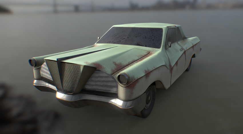 Fallout car - DownloadFree3D.com