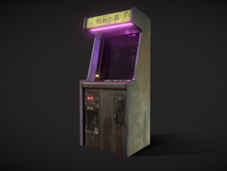 Rusty Japanese Arcade - DownloadFree3D.com