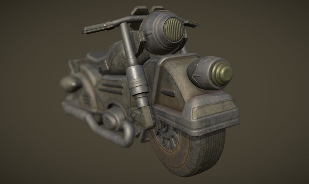 Motorcycle Fallout - DownloadFree3D.com