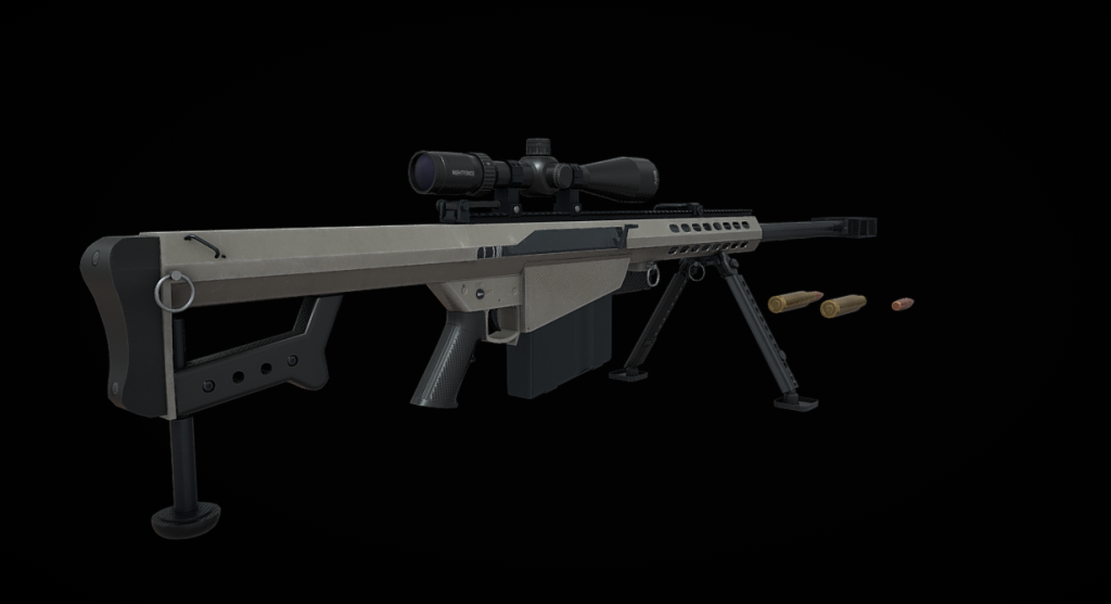 Barrett-M82 (Optimized) - DownloadFree3D.com