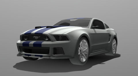 Ford Mustang GT (NFS edition) - DownloadFree3D.com