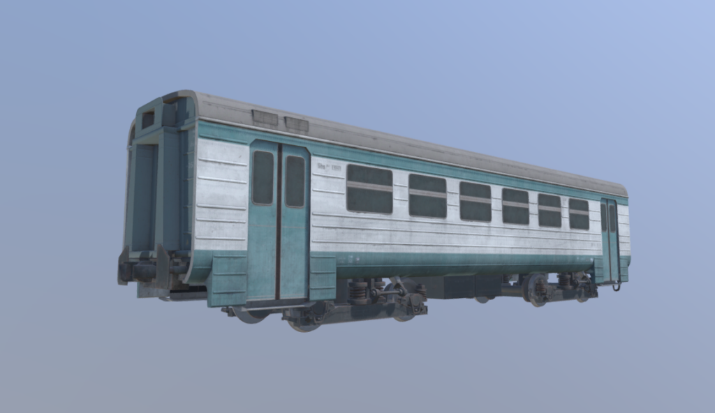 Half-Life Alxy passenger train car - DownloadFree3D.com