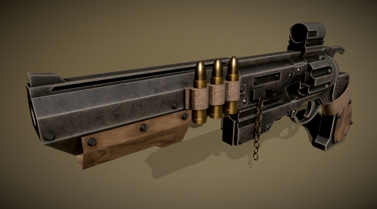 Makeshift Revolver - DownloadFree3D.com