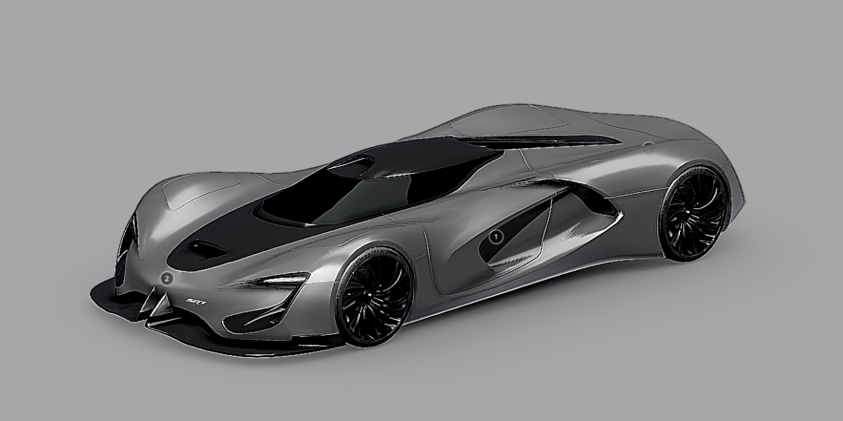 Dodge SRT Tomahawk [NO INTERIOR] - DownloadFree3D.com