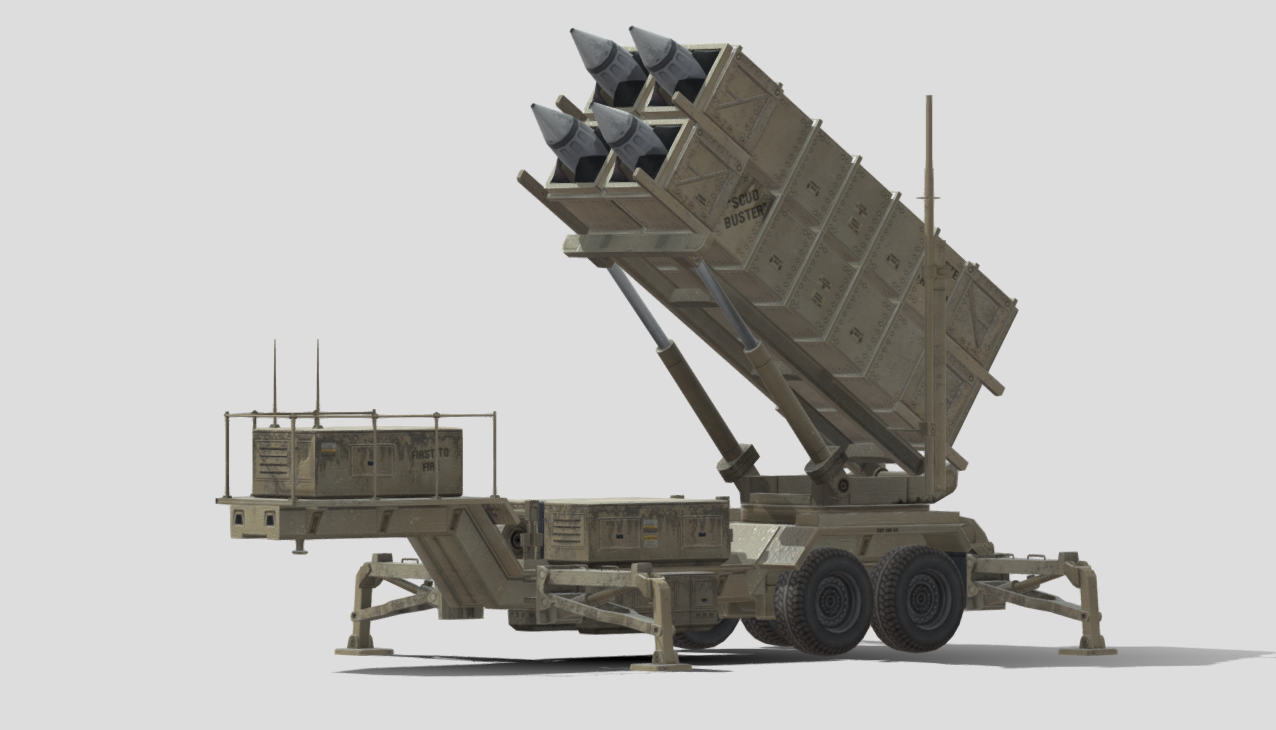 MIM-104 Patriot Air Defense System - DownloadFree3D.com