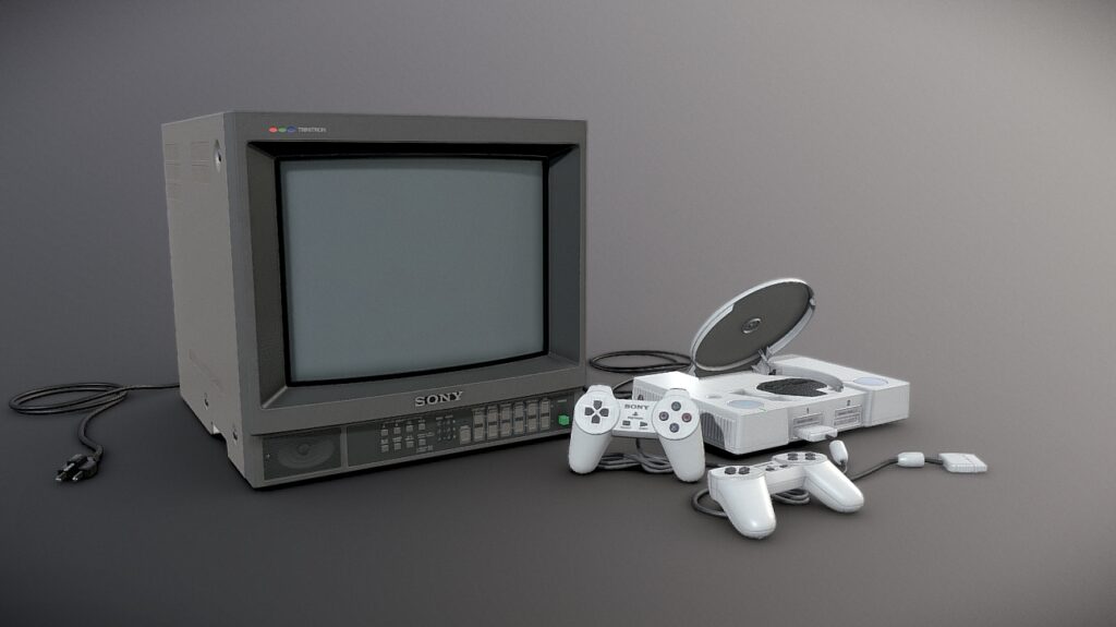 Sony PVM-1341 | Sony Playstation - DownloadFree3D.com