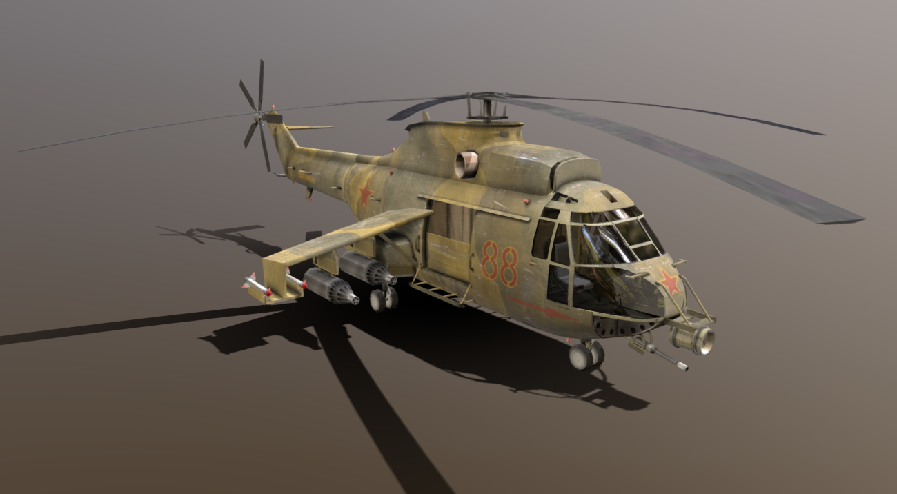 Rambo "Mi-24" - DownloadFree3D.com