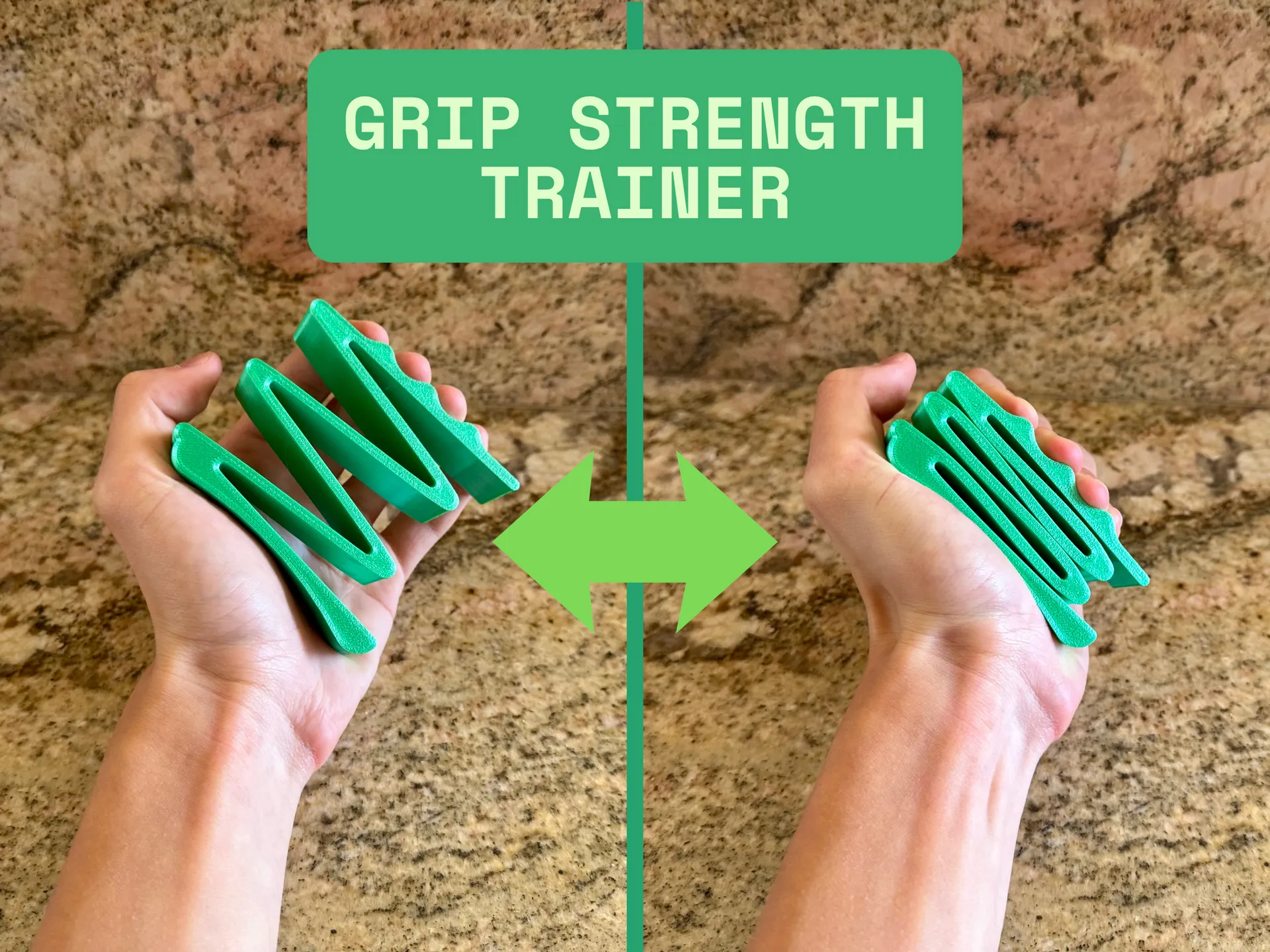 Grip Strength Trainer | Forearm Workout - DownloadFree3D.com